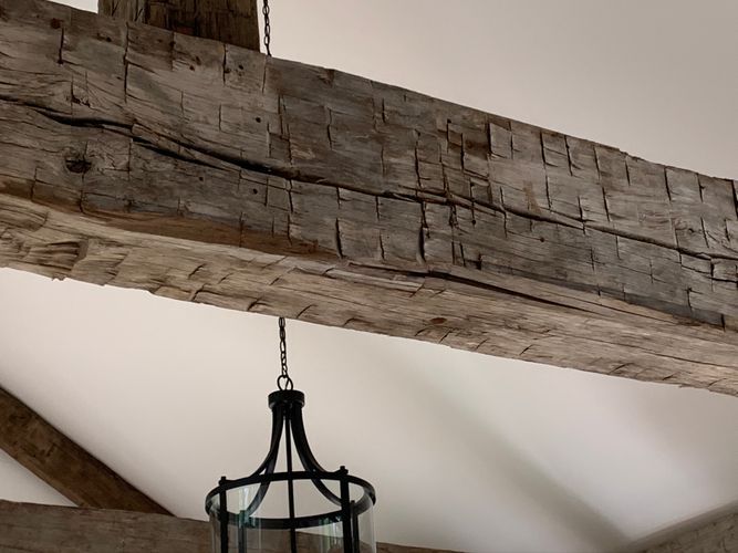 Custom Wood Beam Installation Bluffton - Decorative Beams And Trusses ...
