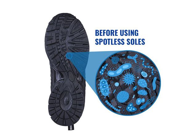 Take A Closer Look At Shoe Soles - Spotless Soles Microbe Protection ...