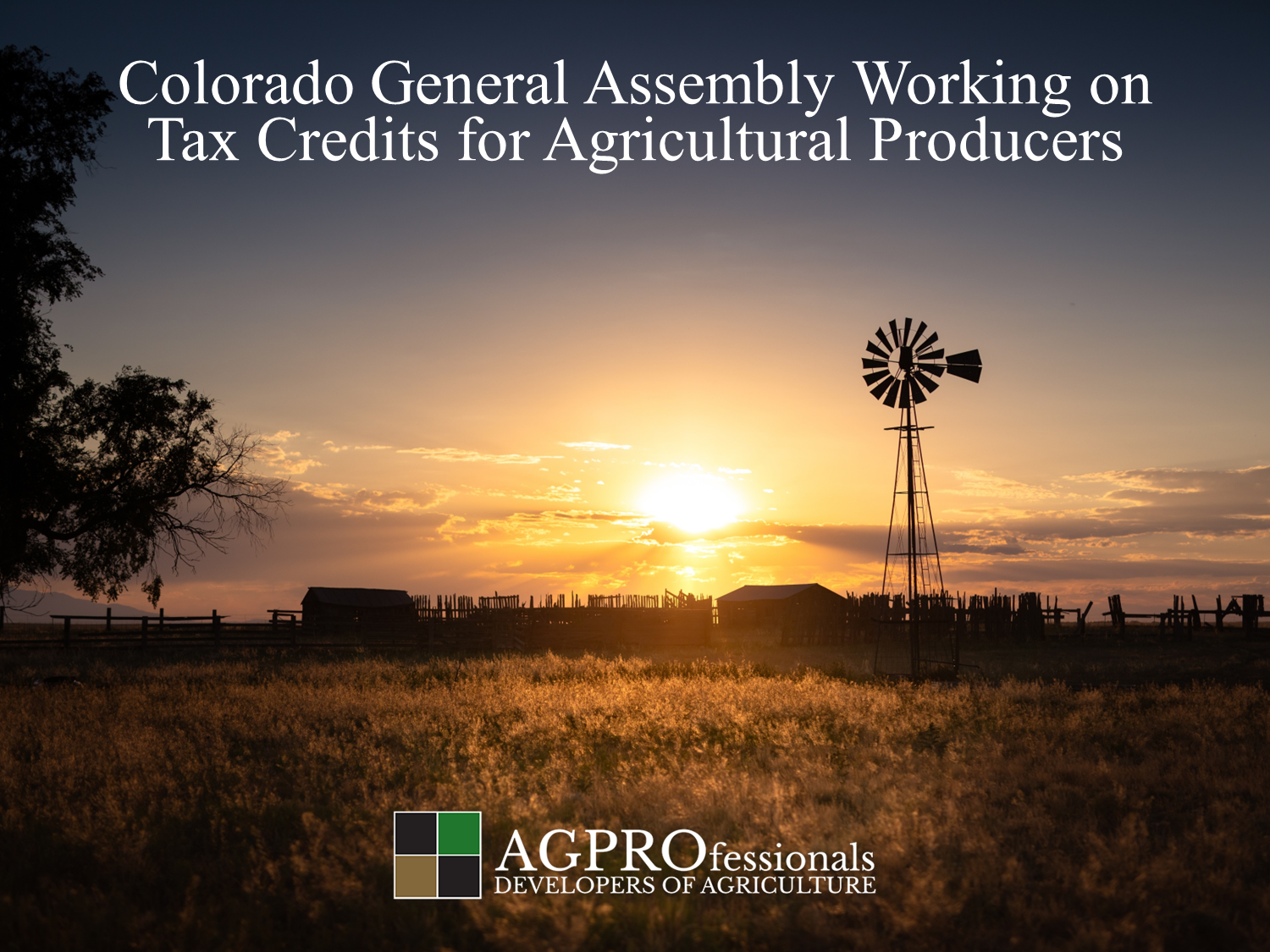 Colorado HB 1249 - AG Professionals