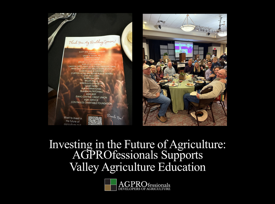 Investing in the Future of Agriculture - AG Professionals