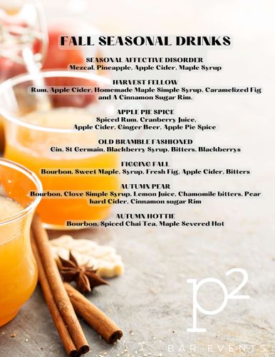 Menu - P-Squared LLC