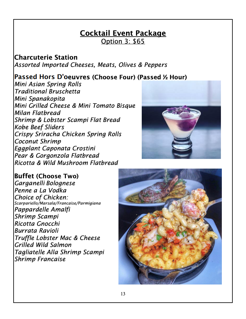 Book an Event - Revel Restaurant & Bar