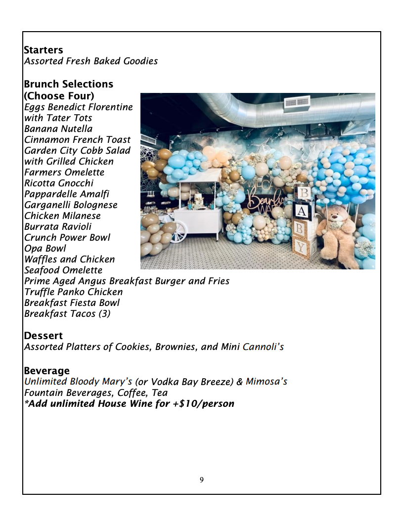 Book an Event - Revel Restaurant & Bar