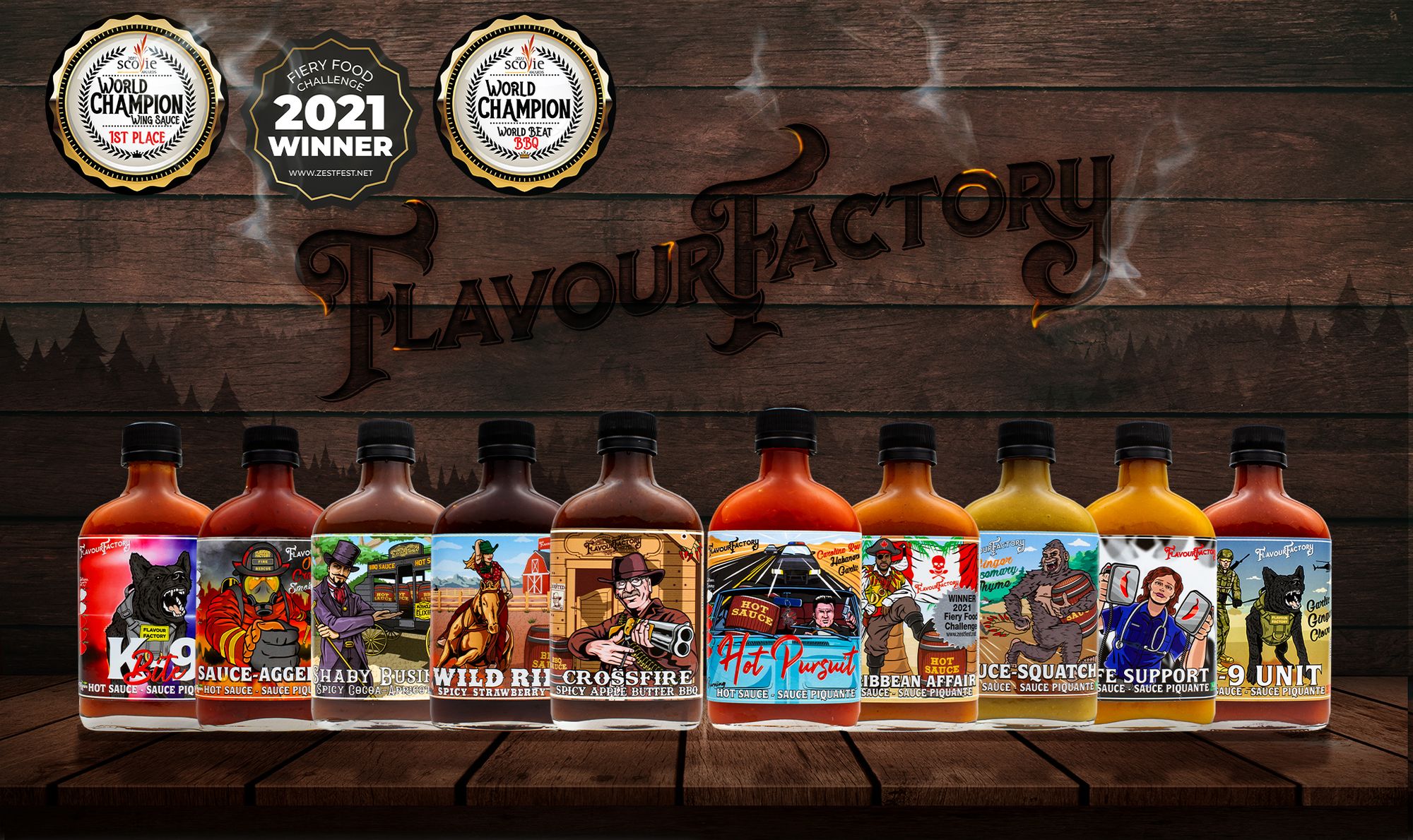 Flavour Factory Hot and BBQ Sauces - Flavour Factory